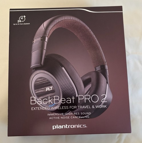 Plantronics BackBeat PRO 2 Wireless Noise Cancelling Headphones Black & Tan | eBay