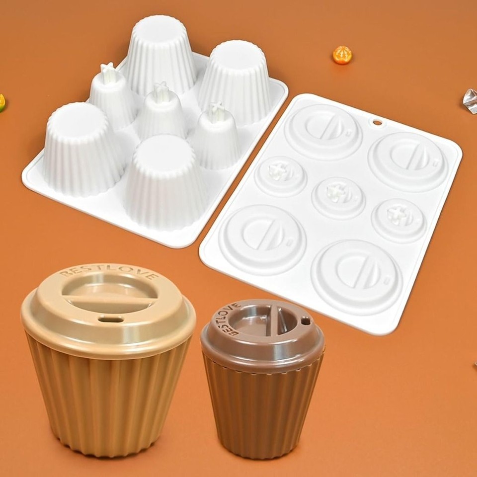 Coffee Cup Shape Cylinder Cup Mold Mousse Cake Mold Dessert Baking ...