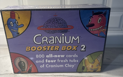 Cranium Booster Box 2 - Expansion Set 800 Cards 4 Tubs Clay Game NEW ...