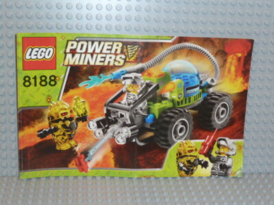 LEGO® Power Miners Bauanleitung 8188 Fire Blaster ungelocht instruction ...