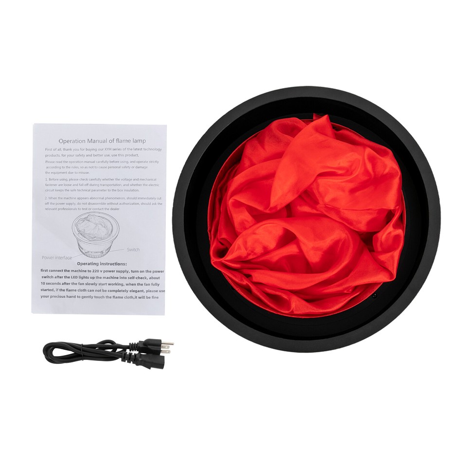 10 LED Flame Fire Light Machine Stage Atmosphere Effect Party Fake Fire ...