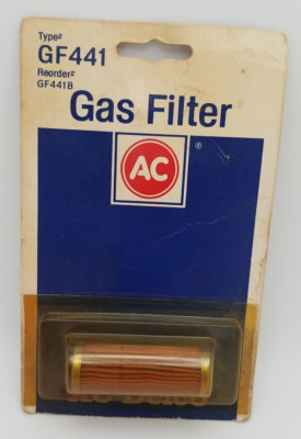 GF441 AC Delco Gas Filter New Old Stock -See Photos - Reorder #GF441B ...