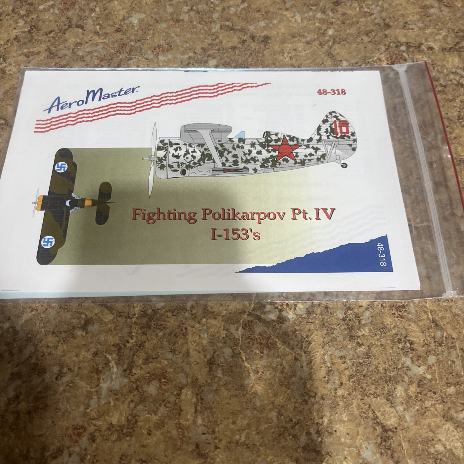 aeromaster decals 1/48 48-318 Fighting POLIKARPOV PtIV I-153’s | eBay