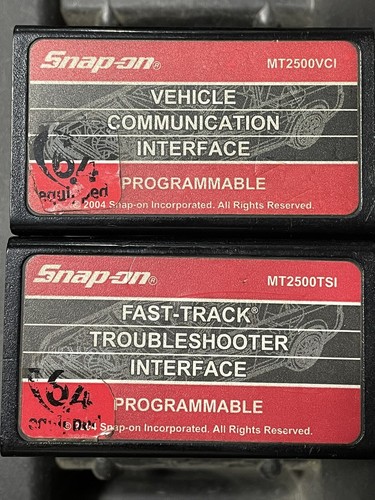 Snap-On MT2500TSI MT2500VCI Programmable Interface Cartridge MT2500 Set ...