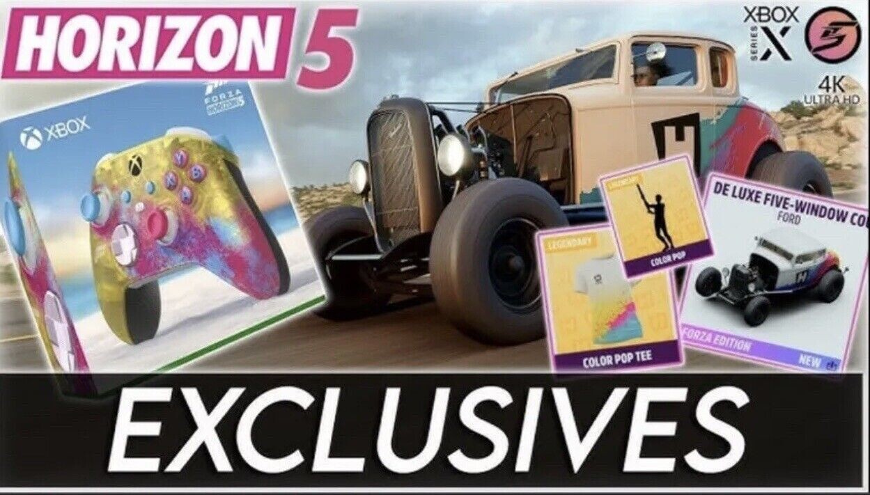 Forza Horizon 5 Controller DLC ONLY 1932 Ford De Luxe Color Pop Tee ...