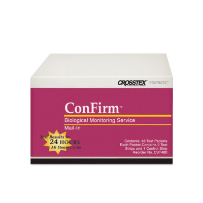 Crosstex ConFirm Biological Monitoring Service Mail-In 48/Pkg CST480 | eBay