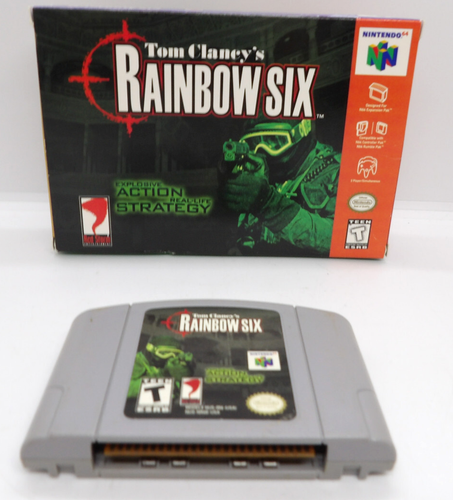 Tom Clancy's Rainbow Six Nintendo 64 N64 In box No manual Authentic ...