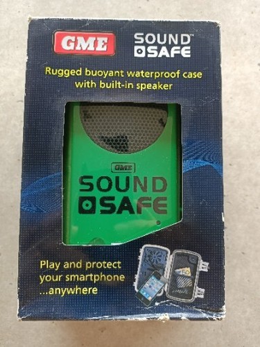 GME Sound Safe Plus Green Waterproof Amplified Floating Ipod And Mp3 ...