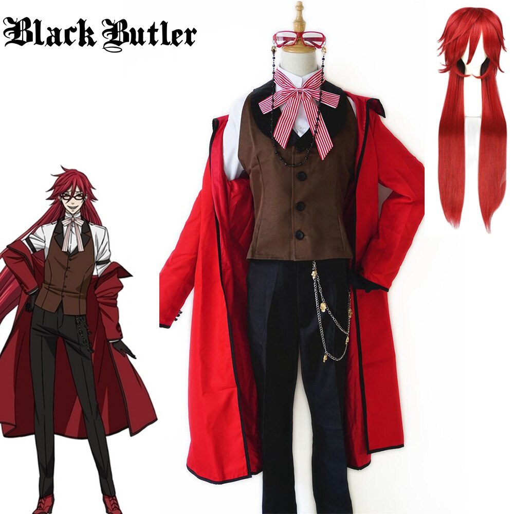 Black Butler Cosplay Grell Oh BASSY! I Could Bare Your Children! Only