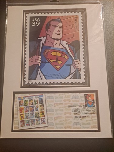 Superman Stamp Art NEW & ON SALE | eBay