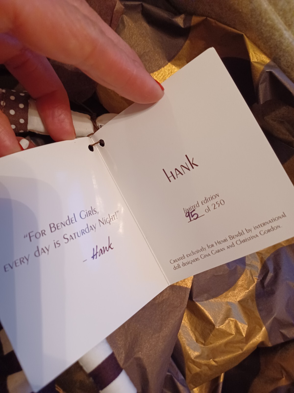 Henri Bendel Girls Limited Edition Collectible Doll #95/250 Bendel ...