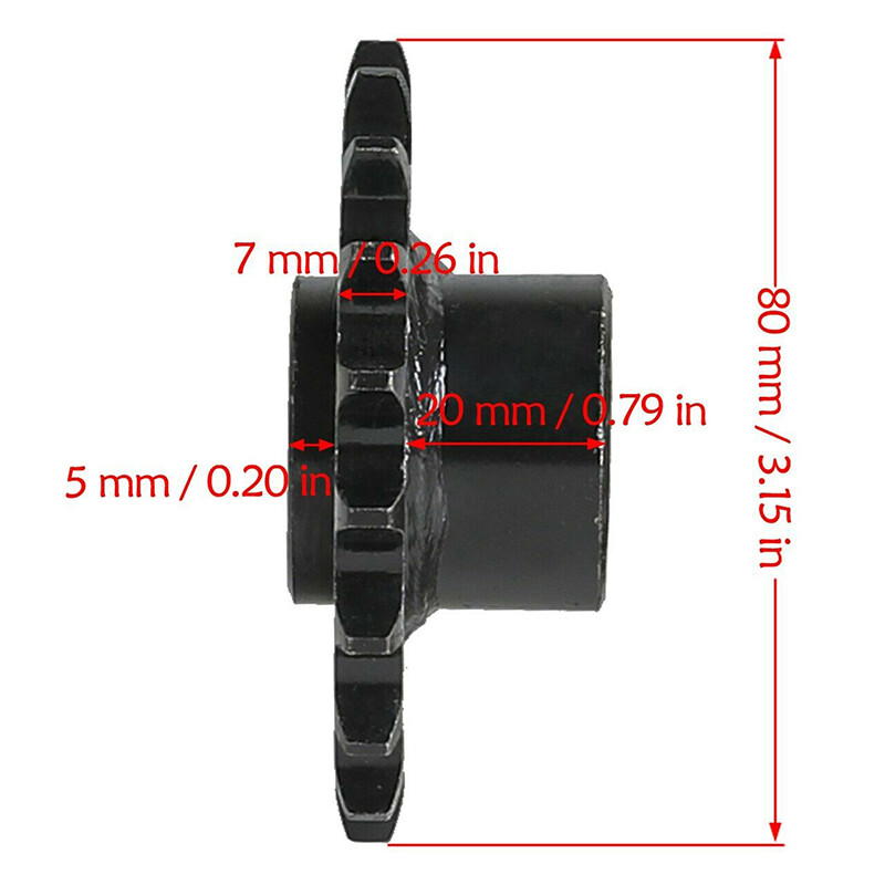 1Pcs 19 Teeth 428 Front Chain Engine Sprocket For Gy6 150cc Quad Dirt ...