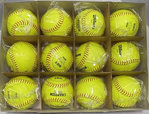 1 Dozen (12 softballs) Wilson Champion Series A9011 fastpitch softball ...