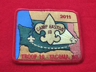Vintage Boy Scouts Patch Camp Easton ID Tacoma Troop 10 | eBay
