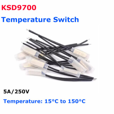 KSD9700 Metal Temperature Switch Normally Closed/Open Thermal Protector ...