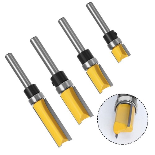 6mm Shank Flush Trim Router Bit Straight End Mill For Woodworking ...