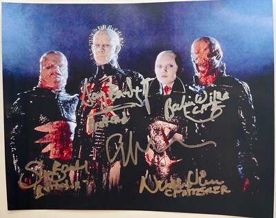 HELLRAISER 8x10 photo cast signed by all CENOBITES “PINHEAD” & more ...