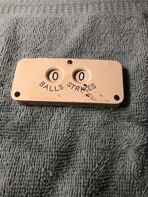 Vintage Spalding Umpire's Ball Strike Indicator Baseball Counter | eBay