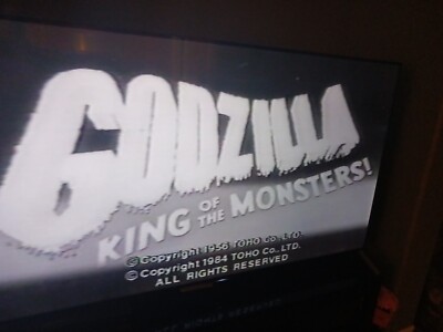 Godzilla, King of the Monsters VHS 1956 orig Raymond Burr(Perry Mason ...