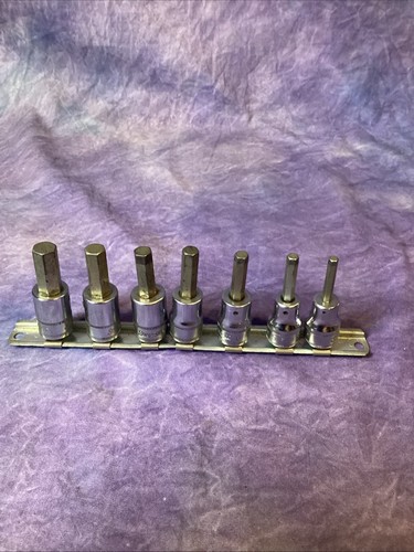 6 Piece Snap ON 3/8 drive Metric Allen Socket Set 4mm To 10mm | eBay