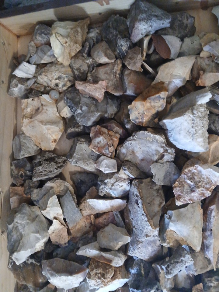 Large Collection Of Native American Tools/worked Flint Or Chert | eBay