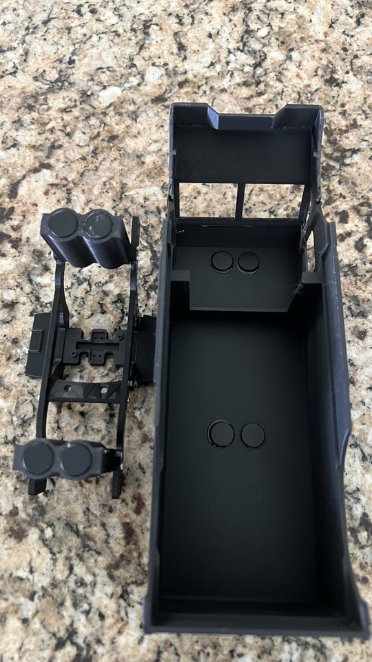 Scx24 blacked Out UPS TRUCK With Chassis! 155mm | eBay