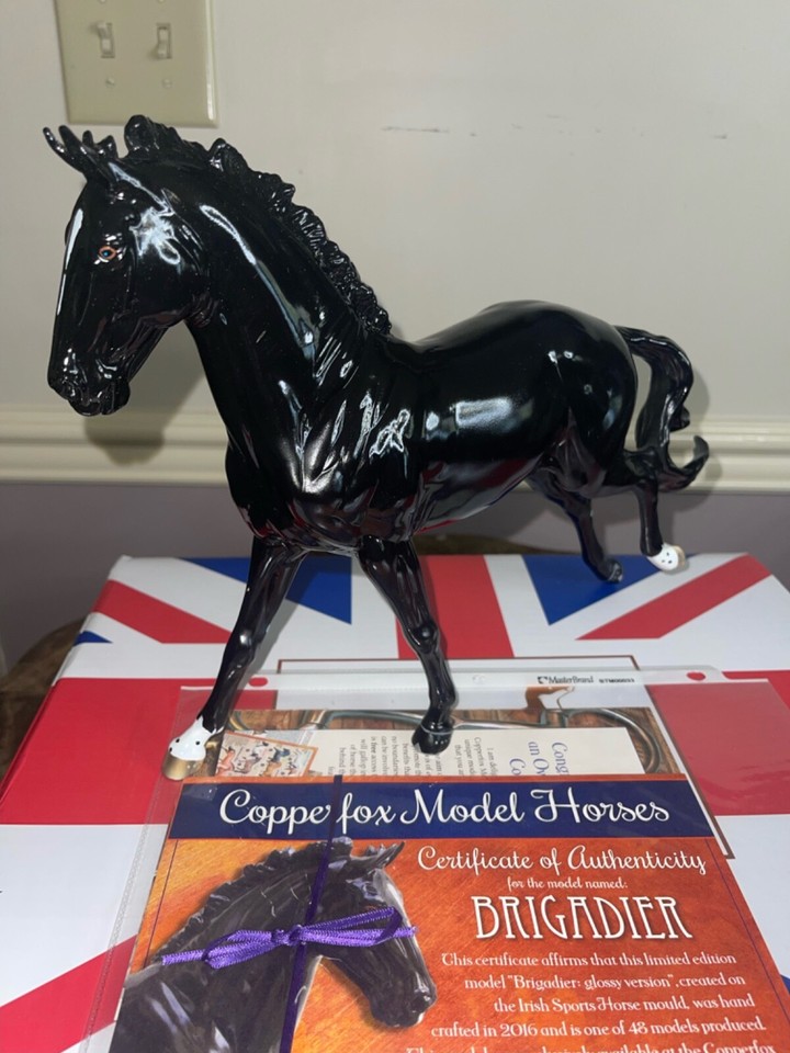 Copperfox Glossy "Brigadier" Irish 1/48 Model Horse like Breyer/Peter Stone | eBay