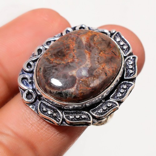 Leopard Skin Gemstone Ring Handmade Unique Design Wedding Gift Jewelry ...