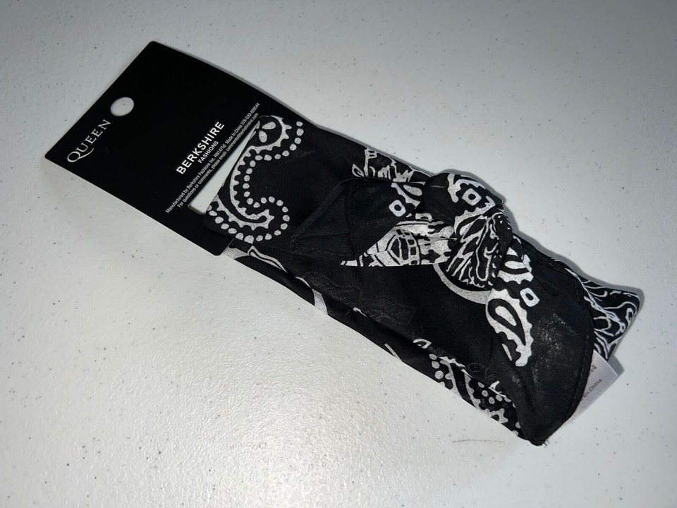 Queen Freddie Mercury Rock Band Berkshire Bandana Face Cover Rag 20"X20 ...