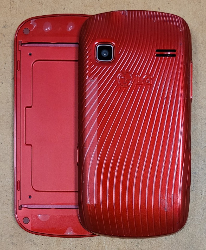 LG Xpression C395 - Red and Black ( AT&T ) Cellular Phone - Tested / No ...