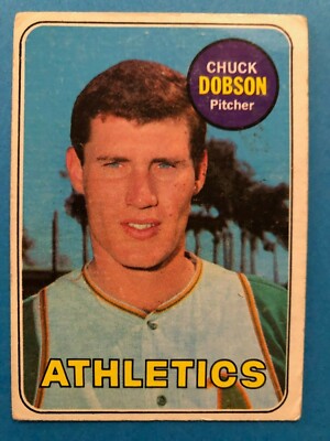 Chuck Dobson 1969 Topps Baseball Card #397 Oakland Athletics | eBay