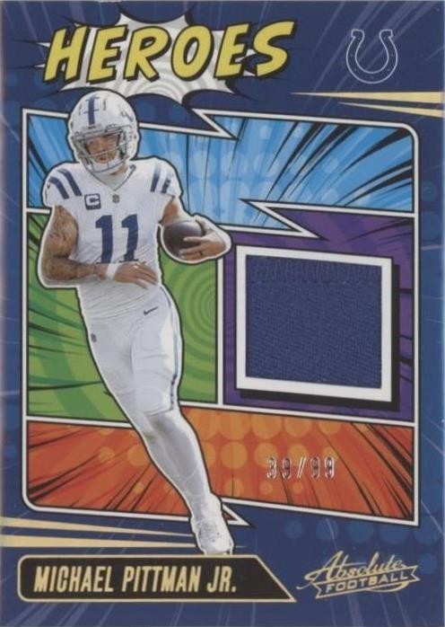 2025 Panini Absolute - Absolute Heroes Memorabilia Michael Pittman Jr ...