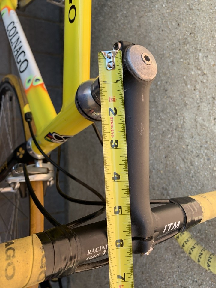 Colnago Chic 7005 Italy Yellow & White Road Bike Bicycle 9 Speed 54cm ...