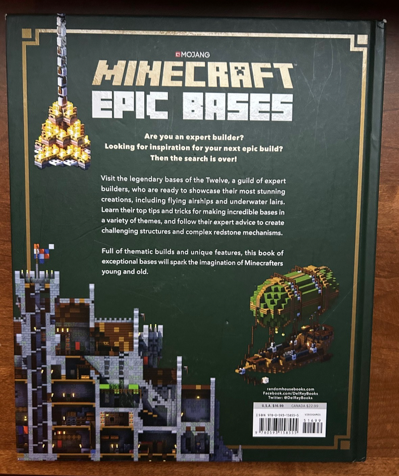 Official Mojang Minecraft Epic Bases * Builds to Spark your Imagination ...