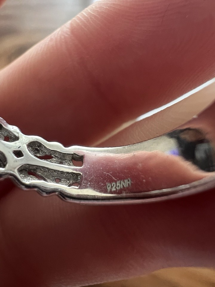 NH - Gems en Vogue Sterling Silver Multi Mozambique Garnet Ring Sz 10 ...