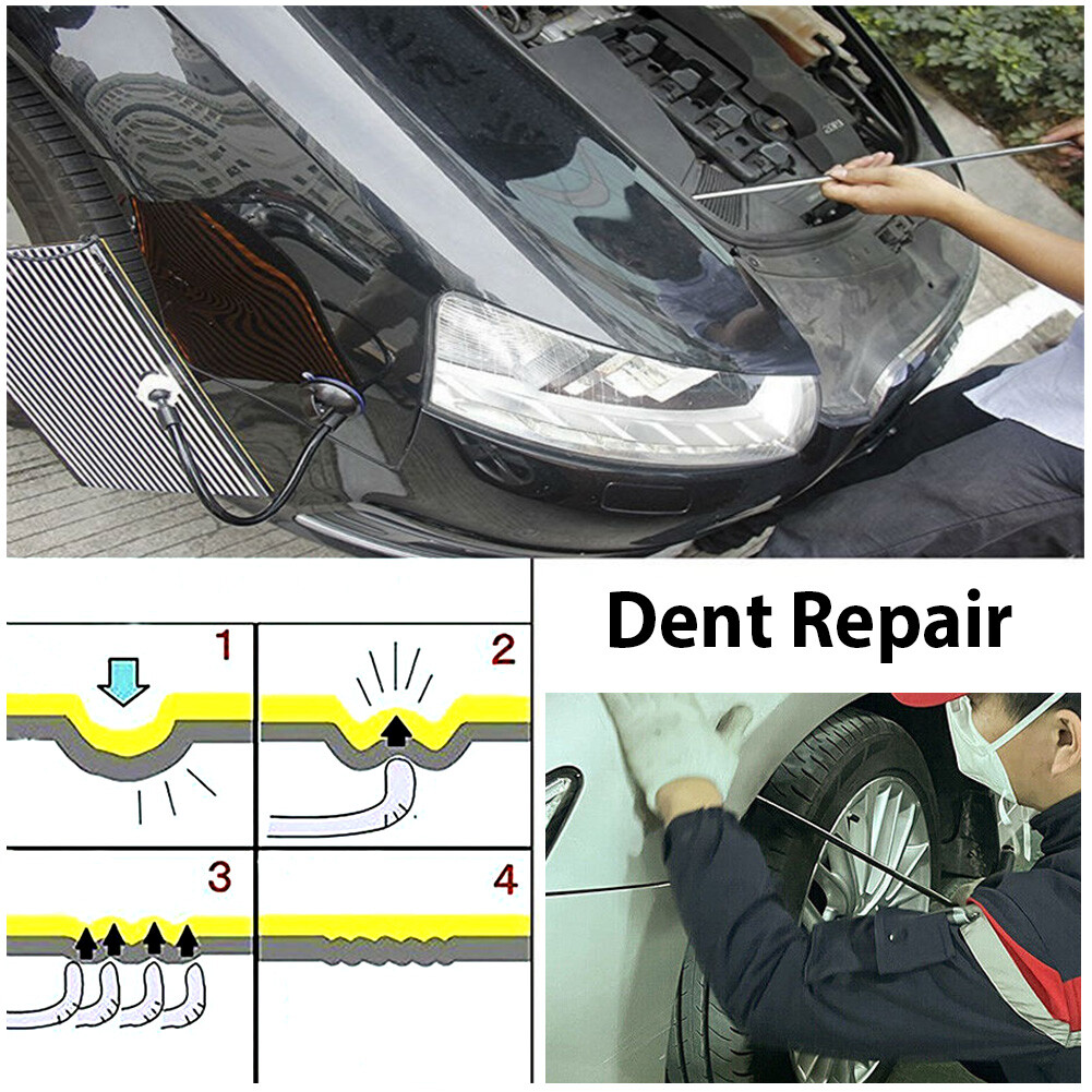 6Pc Auto PDR Puller Rods Dent Paintless Repair Tools Car Removal Hail ...