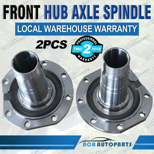 2 Front Steering Knuckle Spindle Stub Axle Hubs suit Hilux LN106 LN65 ...