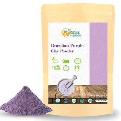 Brazilian Purple Clay Powder Detoxify Skin & Hair DIY Clay for Soap ...