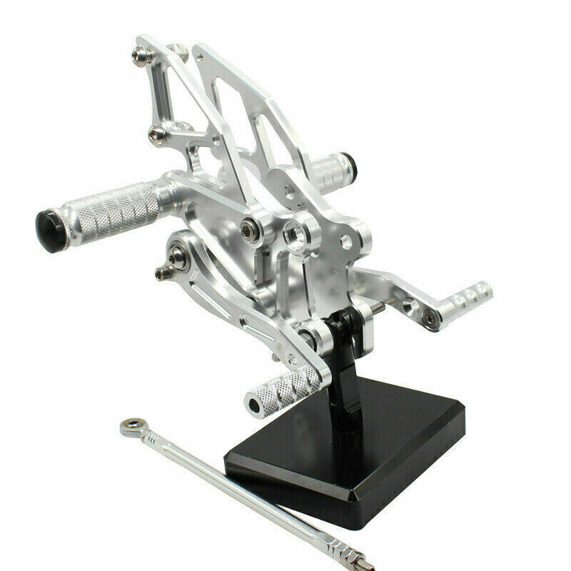 Silver Rearsets Foot Rest Peg For Kawasaki NINJA 300 Ninja 250 EX300 ...