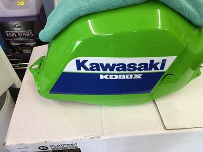 Kawasaki KD80 KD80X 80X Green Decal Set Reproduction