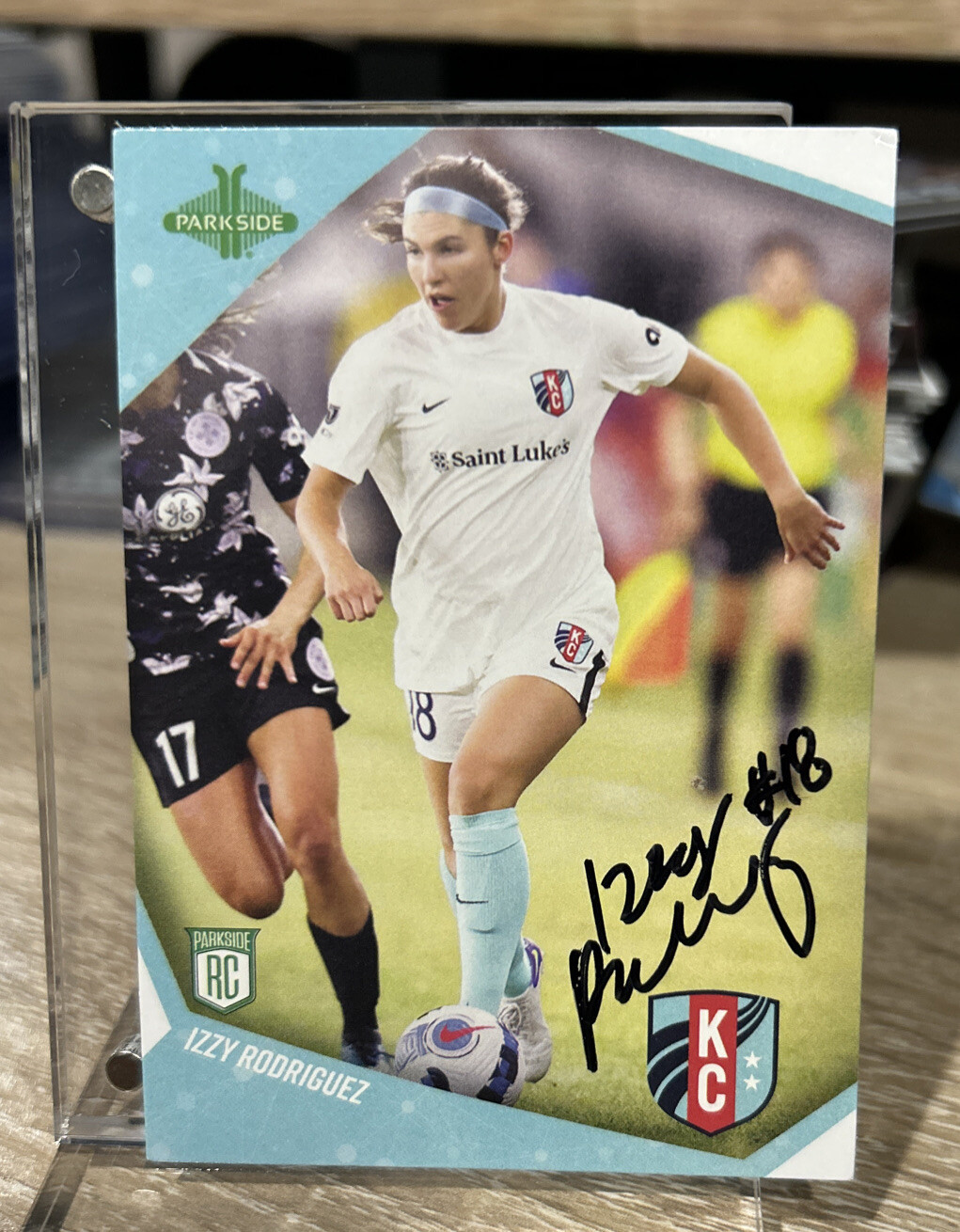Signed 2022 Parkside NWSL #178 Izzy Rodriguez KC Current - Autographed ...