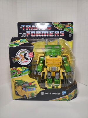 Transformers x Teenage Mutant Ninja Turtles Party Wallop Wagon IN HAND ...