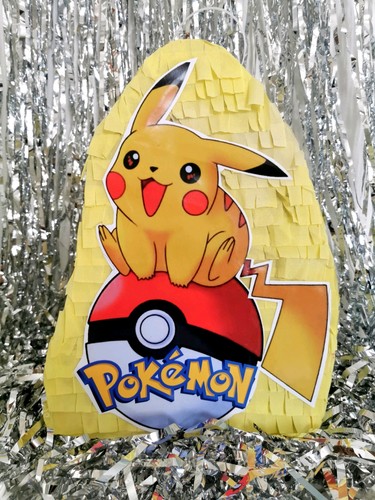 Pinata Pokeball Pokémon Pikachu . Décoration Fête Anniversaire enfant ...