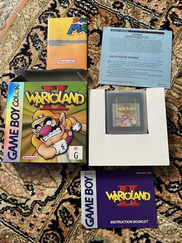 Genuine Nintendo Game Boy Color Wario Land II 2 Complete CIB Box ...