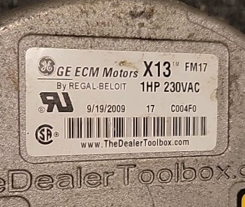 OEM GE X13 FM17 1HP C004F0 ECM MODULE HVAC USA SELLER FREE SHIPPING | eBay