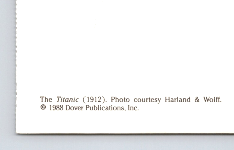 Postcard RMS Titanic Ship Of Dreams Luxury Sea Vessel Water View 1988 ...