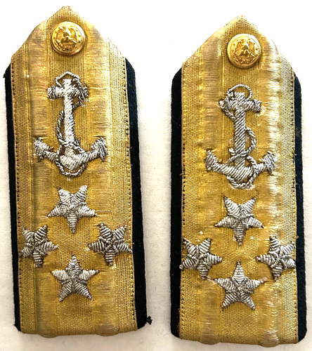 Post WWII USN Admiral Shoulder Boards | eBay