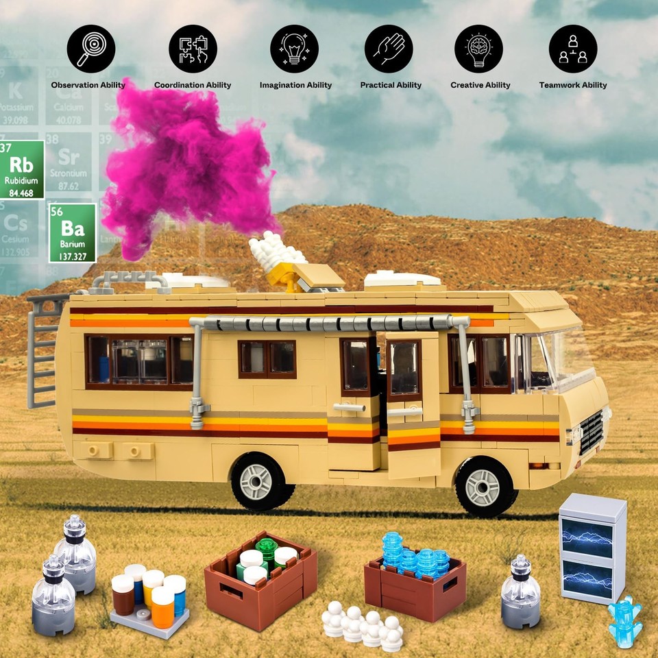 Camper for Break Bad Rv Building Set Creative Camper Van Building ...