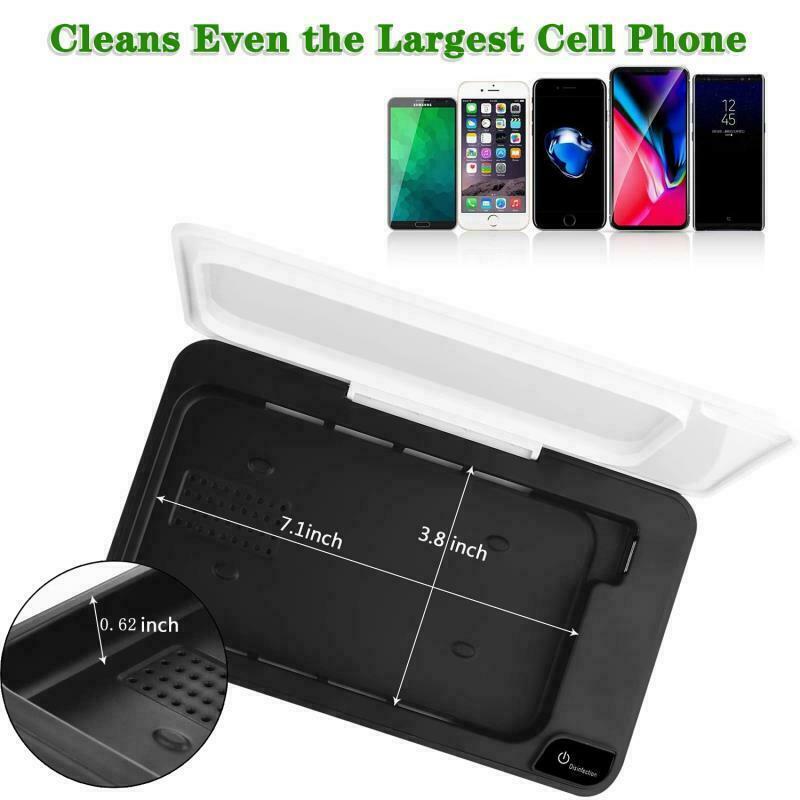 Ultraviolet Phone Sterilizer Sanitizer Box Germ Disinfection Case ...