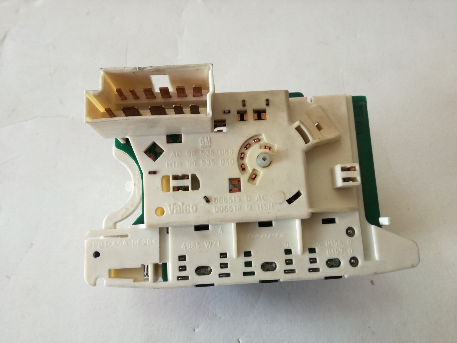 VAUXHALL OPEL GENUINE CORSA C TIGRA B HEATER CONTROLS FAN BACK WINDOW ...